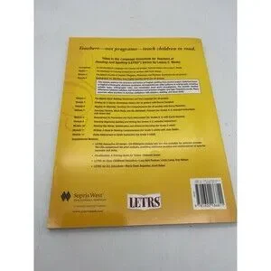 Other | Letrs Module 3 Spellography For Teachers 2nd Ed Moats Workbook ...